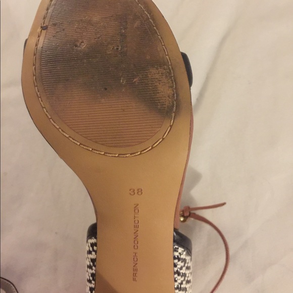 French Connection | Shoes | French Connection Twotoned Open Toed Heel ...